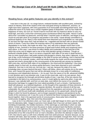 Gothic creative writing | Teaching Resources