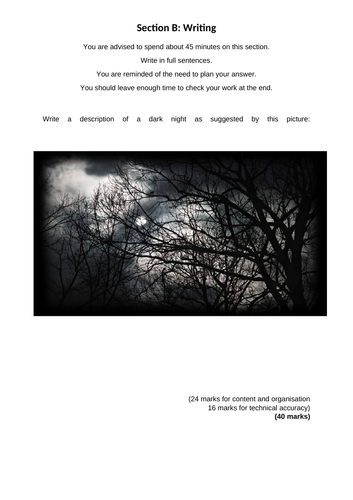 Gothic creative writing | Teaching Resources