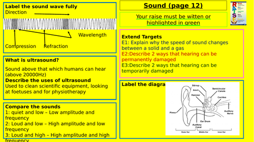 Year 7 Homework Booklet for Science with marking slides | Teaching Resources