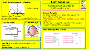 Year 7 Homework Booklet for Science with marking slides | Teaching Resources