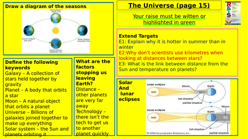 Year 7 Homework Booklet for Science with marking slides | Teaching Resources