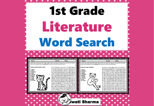 1st Grade, Literature, Word Search Worksheets | Teaching Resources