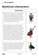 KS2 Norse Legends Writing Toolkit Myths and Legends | Teaching Resources
