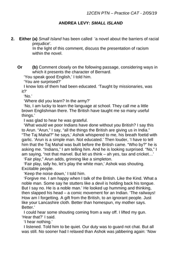Small Island - AS Teaching Pack | Teaching Resources