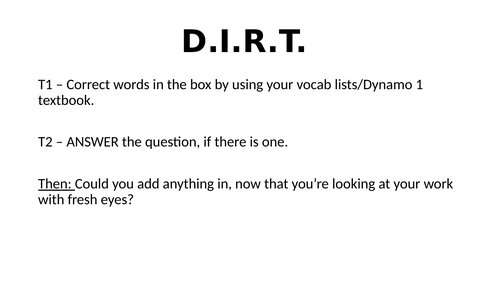 Dynamo Module 4 French KS3 | Teaching Resources