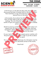 Science Murder Mystery - Materials and their Properties - States of ...