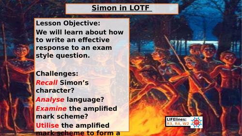 Simon Lord of the Flies Revision | Teaching Resources
