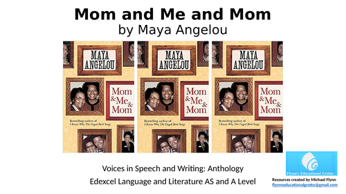 Edexcel A Level English Lang and Lit: (Other Voices Anthology) Mom and ...