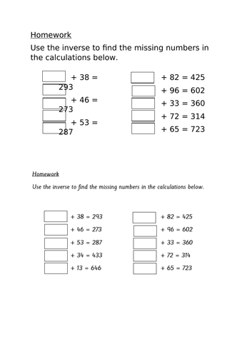 Year 3 addition and subtraction arithmetic and problem solving 8 ...