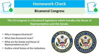 What is the structure and role of Congress? | Teaching Resources