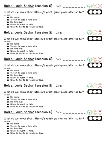 Holes, Louis Sachar - Full Novel Study/Whole class reading planning ...