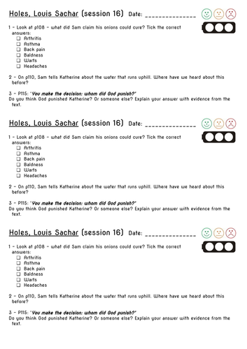 Holes, Louis Sachar - Full Novel Study/Whole class reading planning ...
