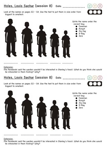 Holes, Louis Sachar - Full Novel Study/Whole class reading planning ...