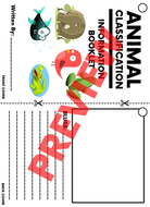 Animal Classification Student Booklet | Teaching Resources