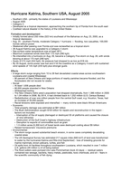 Hurricane Katrina case study | Teaching Resources