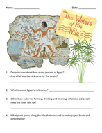 The River Nile Question Sheet | Teaching Resources