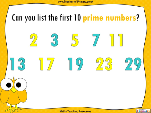 Factors, Multiples, Primes, Squares and Cubes - Year 6 | Teaching Resources