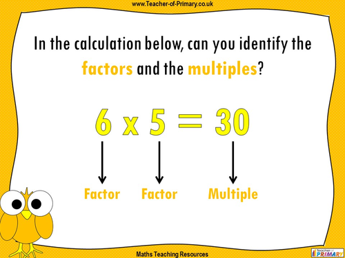 Factors, Multiples, Primes, Squares and Cubes - Year 6 | Teaching Resources