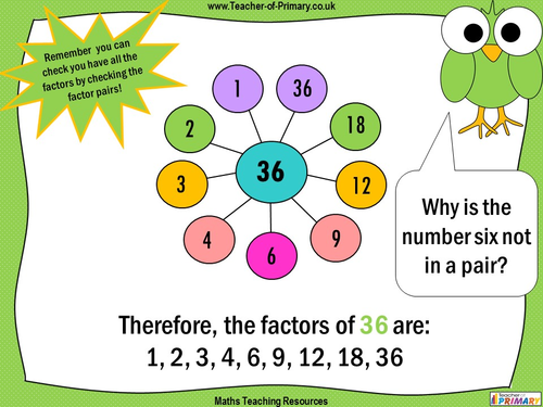 Factors - Year 6 | Teaching Resources