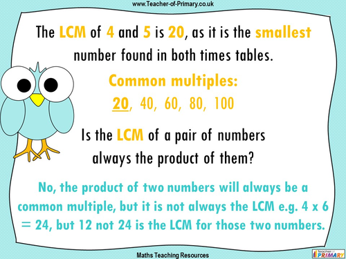 Multiples - Year 6 | Teaching Resources