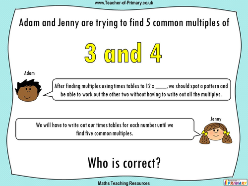 Multiples - Year 6 | Teaching Resources