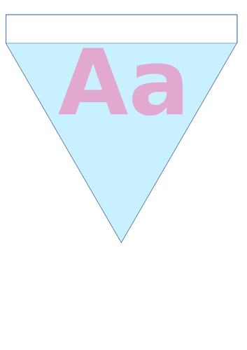 Alphabet bunting | Teaching Resources