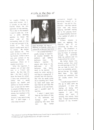 introductory unit Year 7: 'myself' | Teaching Resources