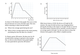 Distance-Time Graphs KS4 | Teaching Resources