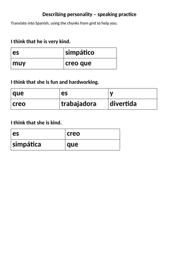 Flashcards and activities to introduce vocab on describing personality ...