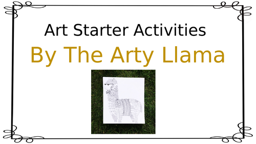Art Starter Activities/Bell Ringers Growing Resource | Teaching Resources