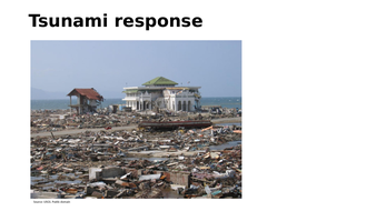 Tsunami response | Teaching Resources