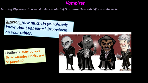 Dracula play text (and original) - 16 hours of lessons | Teaching Resources