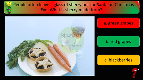 Science Christmas Quiz | Teaching Resources