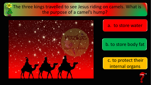 Science Christmas Quiz | Teaching Resources
