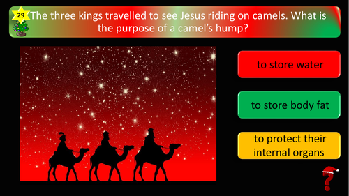 Science Christmas Quiz | Teaching Resources