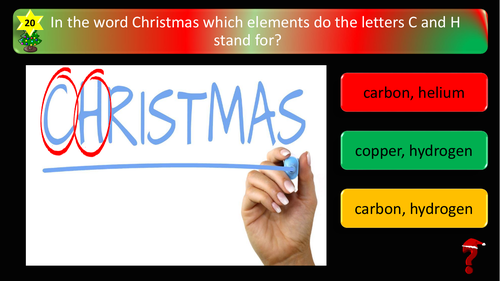 Science Christmas Quiz | Teaching Resources