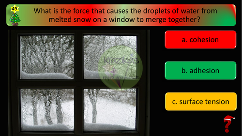 Science Christmas Quiz | Teaching Resources
