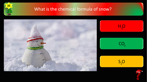 Science Christmas Quiz | Teaching Resources