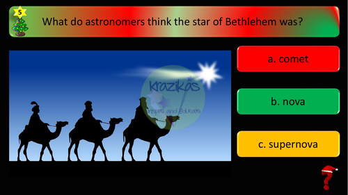 Science Christmas Quiz | Teaching Resources