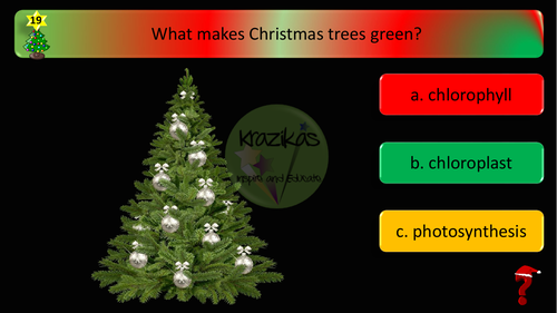 Science Christmas Quiz | Teaching Resources