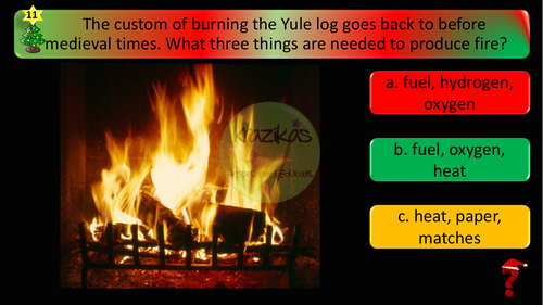 Science Christmas Quiz | Teaching Resources