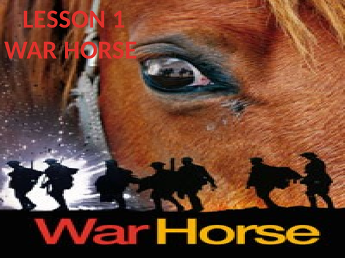 KS3 Unit of Work- War Horse. | Teaching Resources