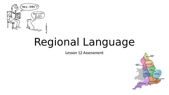 A Level English Language - Regional Lang | Teaching Resources