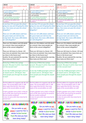 Year 4 addition and subtraction differentiated questions | Teaching ...