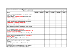 Y1-6 ARE Writing Grids | Teaching Resources