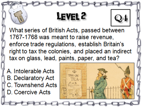 Road to Revolution Activity: Social Studies Escape Room | Teaching ...