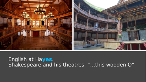 SHAKESPEARE'S THEATRE | Teaching Resources
