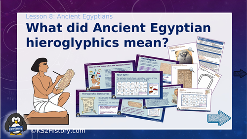 Egyptian Hieroglyphics: Lesson | Teaching Resources