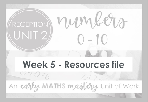Numbers 0 - 10 Reception Maths Mastery Planning | Teaching Resources