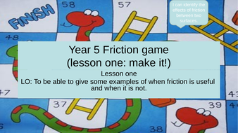Friction game | Teaching Resources